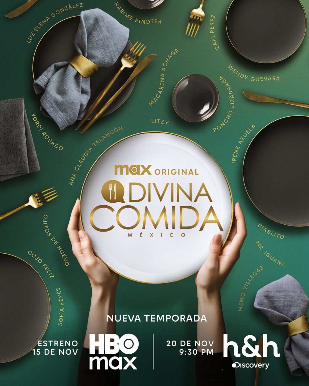 Sabores, confesiones y anfitriones de lujo en la cuarta temporada de Divina Comida México – M C P